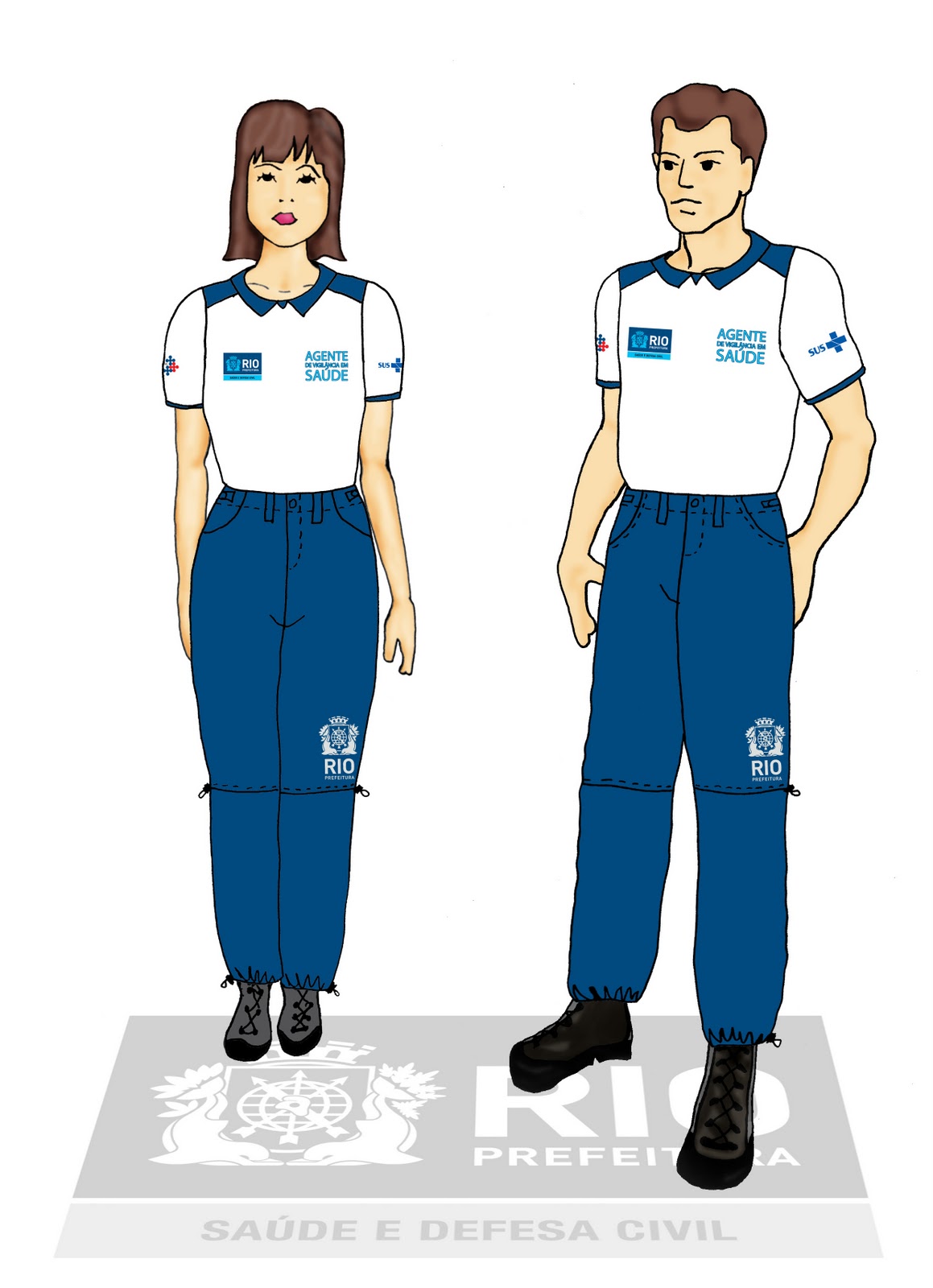 NOVO UNIFORME DOS AGENTES VIGILANTES DE SAÚDE | Estação OTICS-RIO PENHA